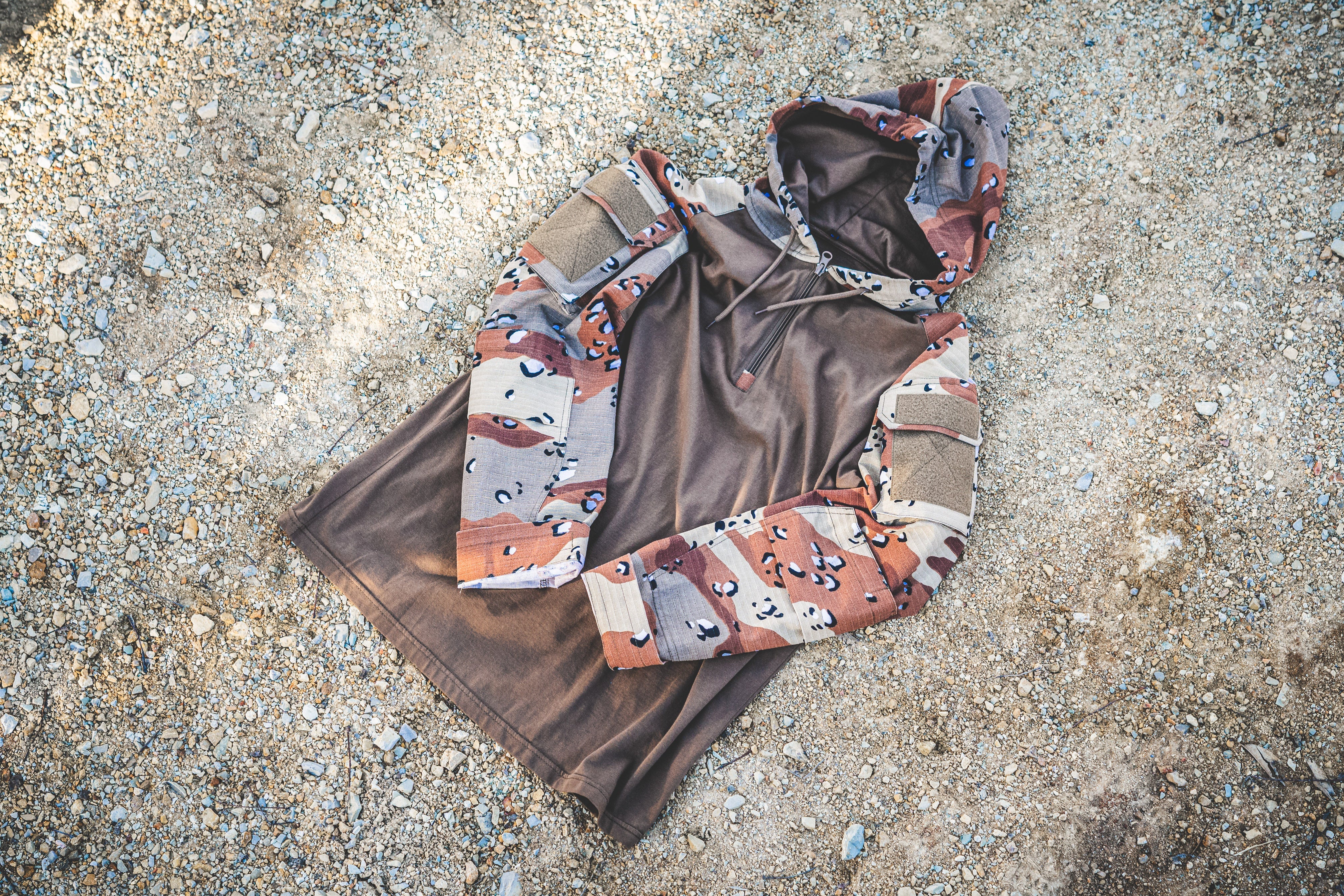 DBDU “Chocolate Chip” Hooded Combat Shirt – Arid Manufacturing