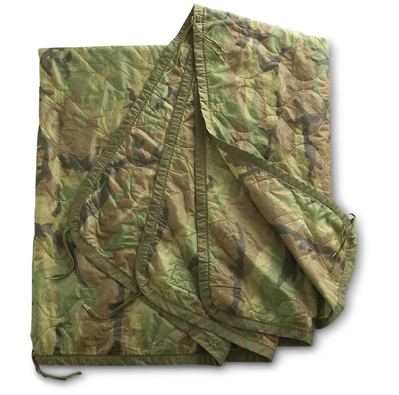 Unissued USGI M81 Woodland Poncho Liner/Woobie – Arid Manufacturing